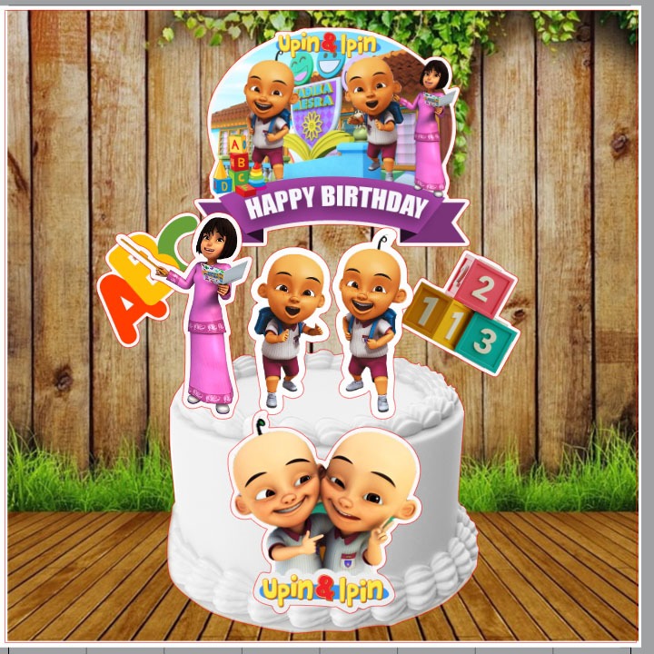 UPIN & IPIN CAKE TOPPER 026 | Shopee Malaysia