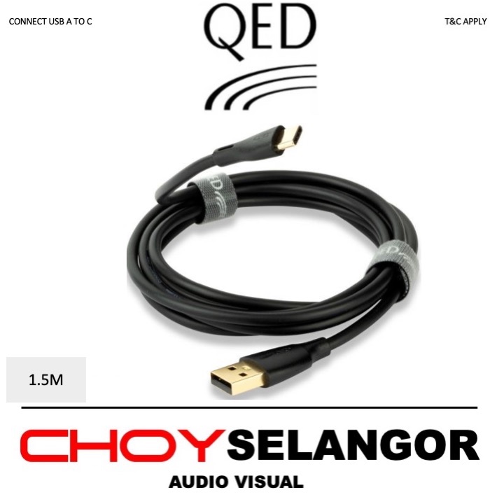 Qed Connect USB A to C Cable 1.5M | Shopee Malaysia