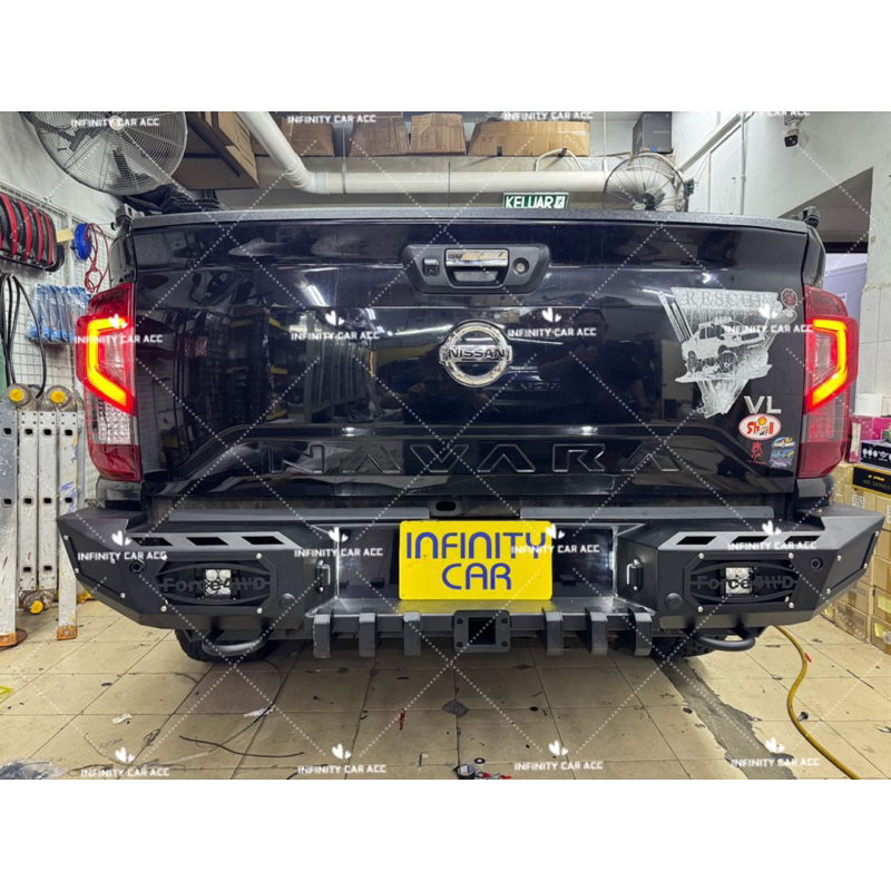 Nissan Navara D40 Np300 Pro4x Force TK Rear Bull Bar Bumper | Shopee ...