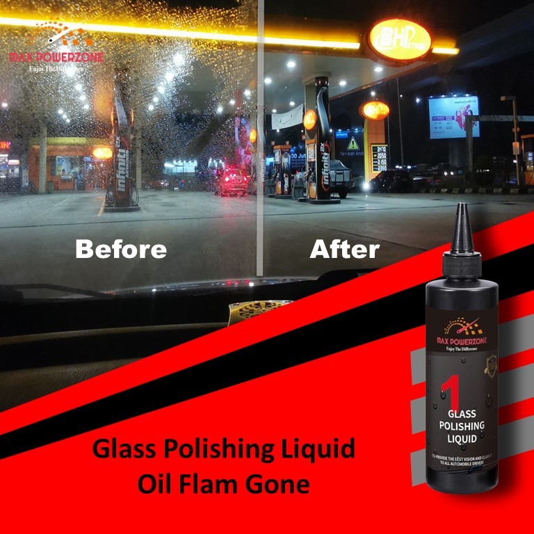 MAXpowerzone WindScreen OIL FILM Polishing Liquid Cerium Oxide Cuci ...
