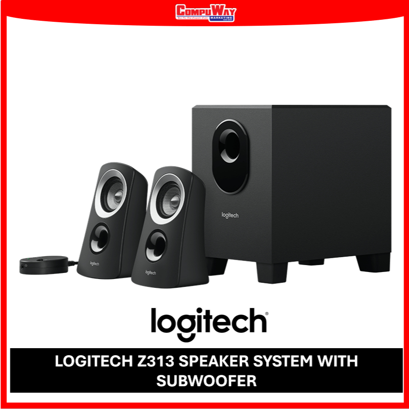 LOGITECH Z313 SPEAKER SYSTEM WITH SUBWOOFER | Shopee Malaysia