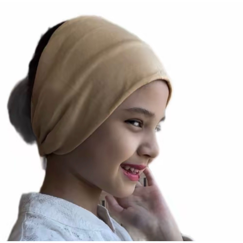 Headband Half Inner Budak 7-12 tahun Kain Cotton Lembut Sejuk dan ...