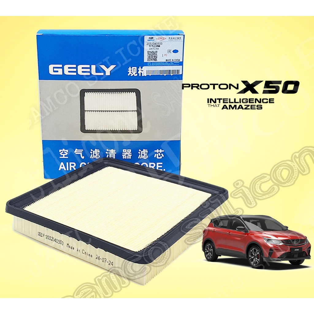 Engine Air Filter Proton X50 1.5T GEELY BINYUE 2032040500 Penapis Udara ...