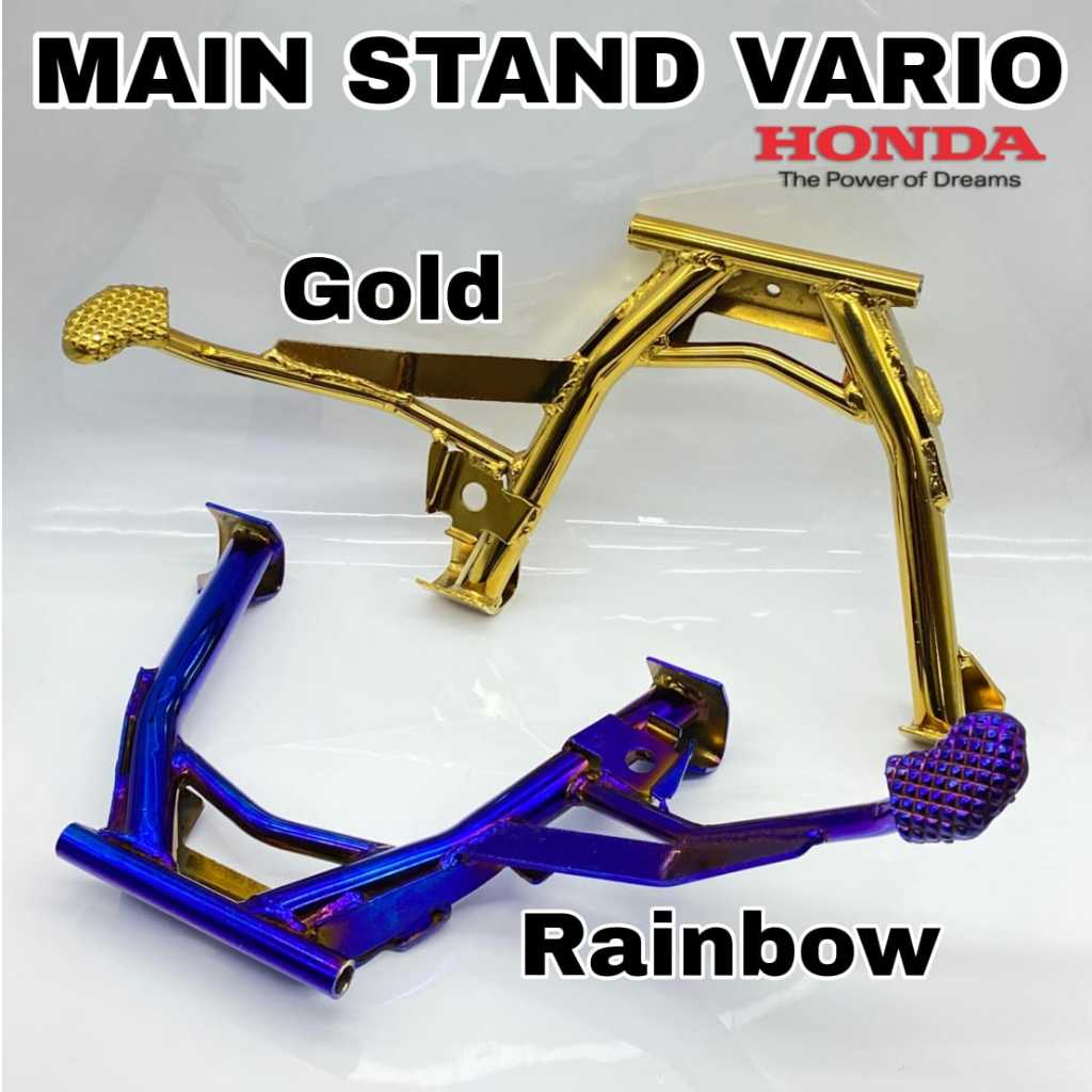 MAIN STAND HONDA VARIO 125 150 STAND VARIO GOLD TITANIUM RAINBOW ...