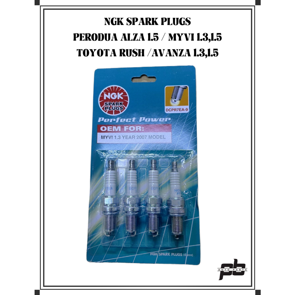 NGK SPARK PLUG DCPR7EA-9 - PERODUA MYVI 07",LB,ALZA | Shopee Malaysia
