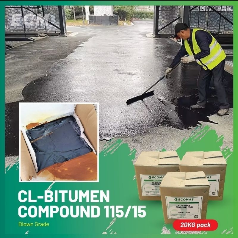 CL-BITUMEN COMPOUND 115/15 (20KG) Blown Grade, Hot Applied, Self ...