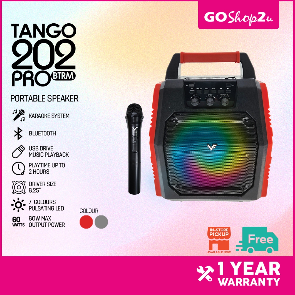 Vinnfier Tango 202 BTRM TWS Wireless Portable Bluetooth Speaker with ...