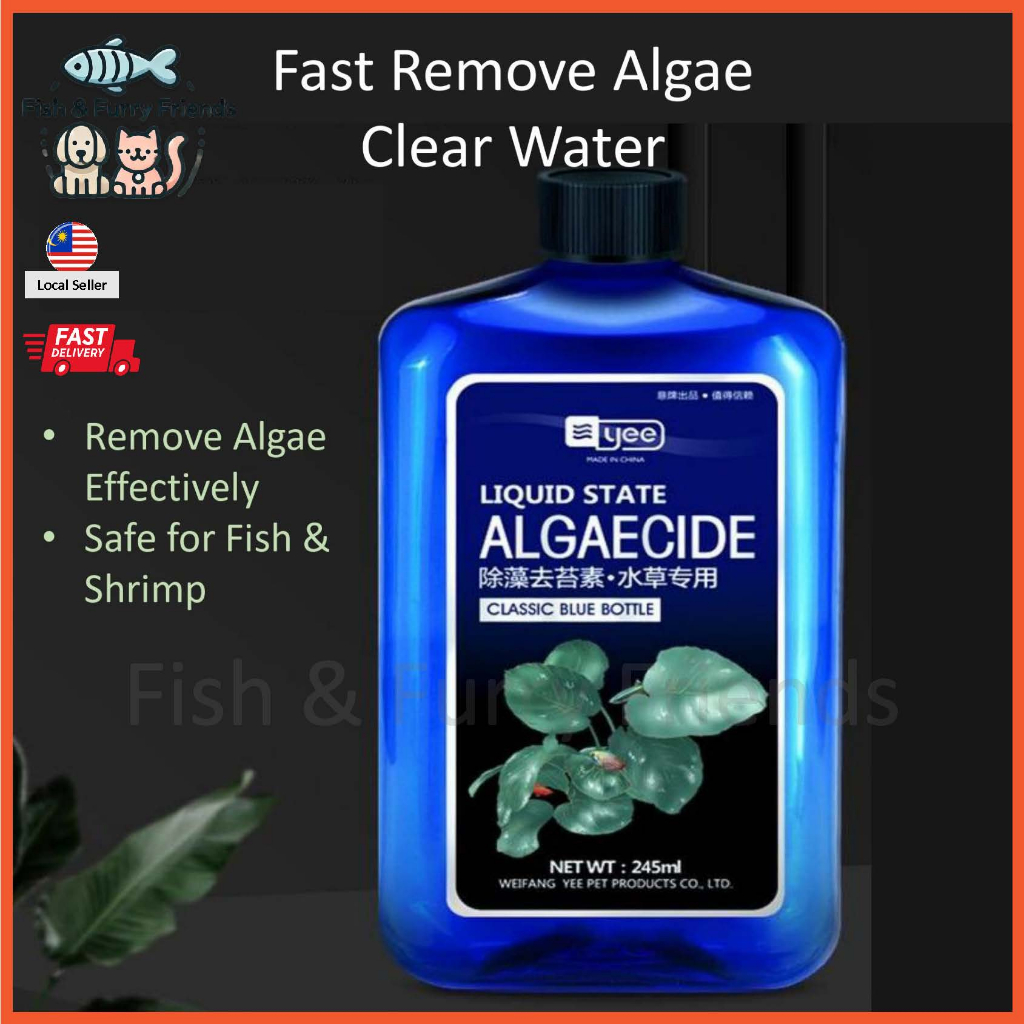 YEE Algaecide Algae Moss Removal Agent Clear Green Water For Aquarium ...