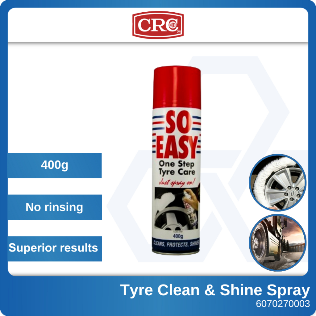 CRC Tire & Wheel Foam Protectant So Easy Spray To Clean Remove Dirts ...