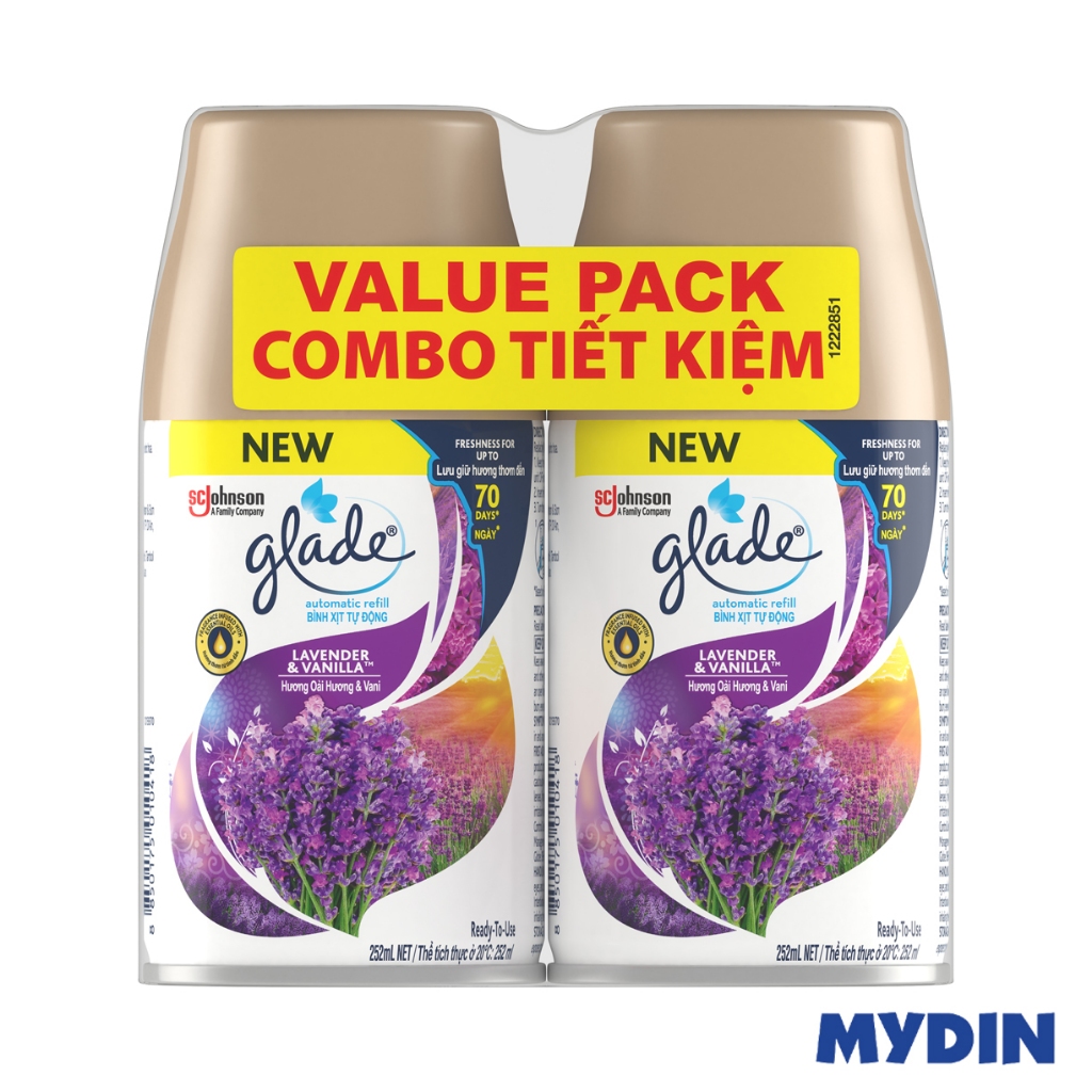Glade Automatic Spray Refill Value Pack (2 x 252ml) - 3 Variants ...
