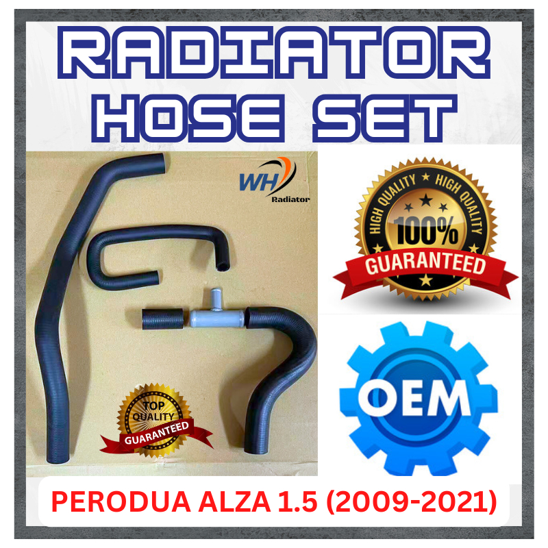 PERODUA ALZA 1.5 (2009-2021) Radiator HOSE SET 100% TOP QUALITY LONG ...
