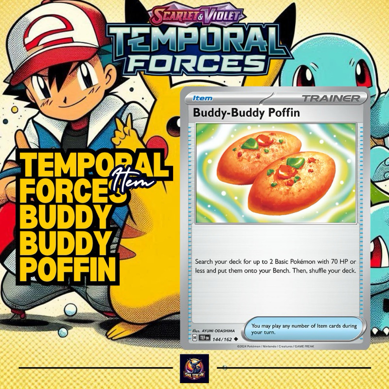 Pokemon TCG Buddy-Buddy Poffin Temporal Forces | Shopee Malaysia