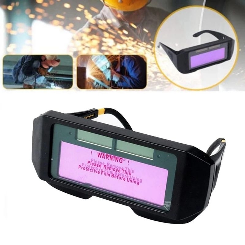 Welding Google Welder Glasses Auto Darkening Solar Powered Spectacle ...