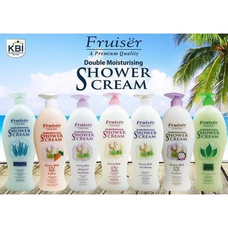 PROMO!! Fruiser double moisturizing shower cream 1000ml | Shopee Malaysia