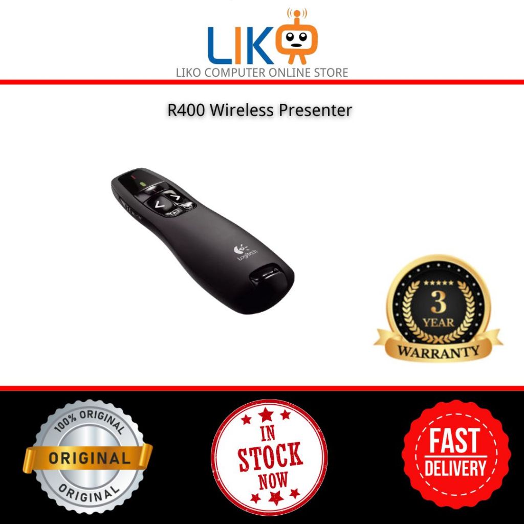 Logitech R400 Wireless Presenter | Shopee Malaysia