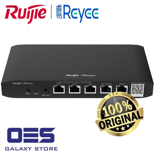 RUIJIE REYEE RG-EG105G V2 Network 5 Gigabit Ports Up To 2 WAN Support ...