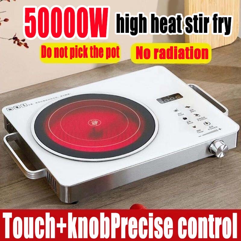 5000W electric ceramic stove smart household stir-fry induction cooker ...