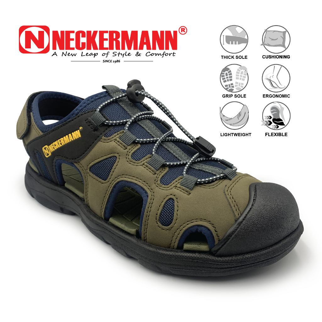 Neckermann Men's Explorer 2.0 Lightweight Comfort Closed Toe Outdoor ...