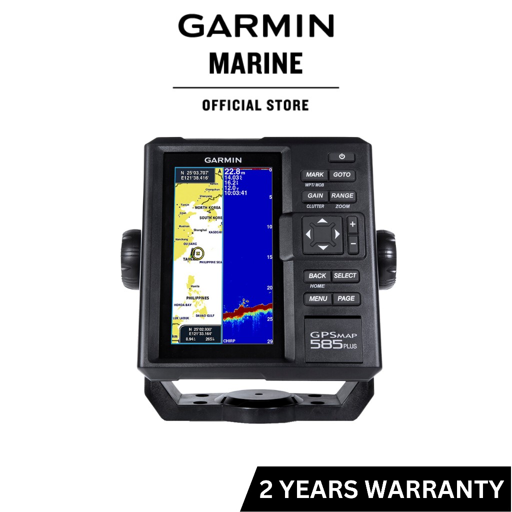 Garmin Gpsmap 585 Plus | 6" Chartplotter with CHIRP Fishfinder Sonar ...