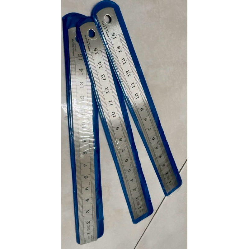 Stainless steel ruler 15cm Pembaris besi murah | Shopee Malaysia