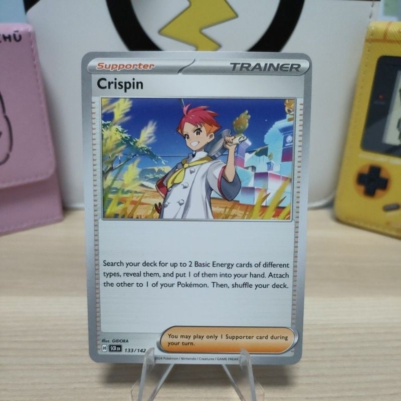 Crispin 133/142 Playable NA Pokemon Card PTCG Rare Collection Scarlet ...