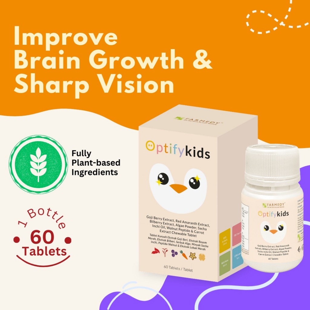Farmedy OptifyKids Vision Care Natural Chewable Tablet (60 Tablets ...