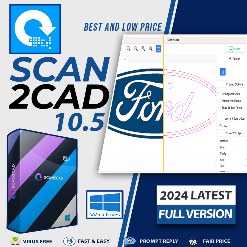 Scan2CAD 10.5 2024 Latest Full Version | Lifetime | Convert Designs ...