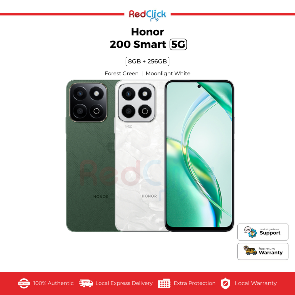Honor 200 Smart 5G/ALT-NX1 (8GB+256GB) Honor Malaysia Set | Shopee Malaysia