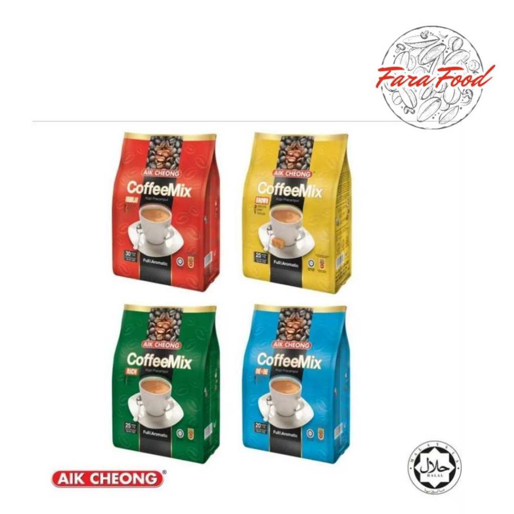 Coffee Kopi Aik Cheong Instant Coffee Powder 3 in 1 Mix Series | Shopee Malaysia