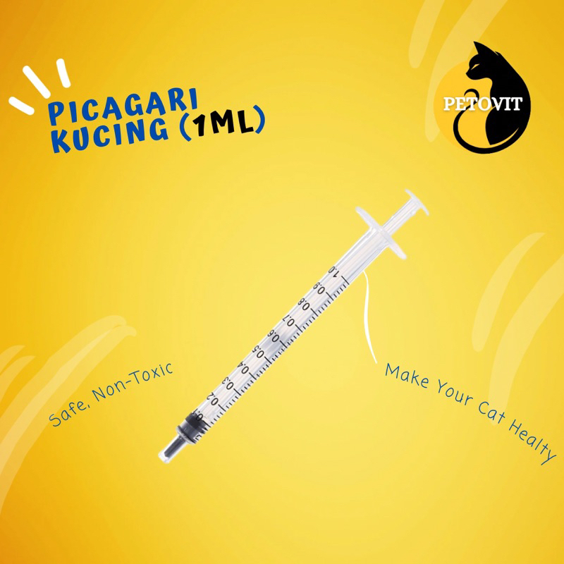 Picagari Kucing Cat Syringe 1ml | Shopee Malaysia