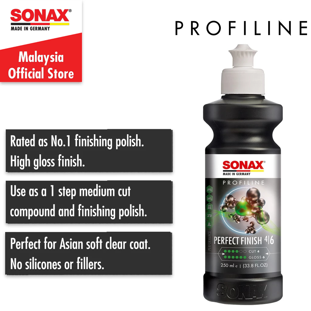 Sonax Profiline Perfect Finish 1 Step Compound 250ml/1L | Shopee Malaysia