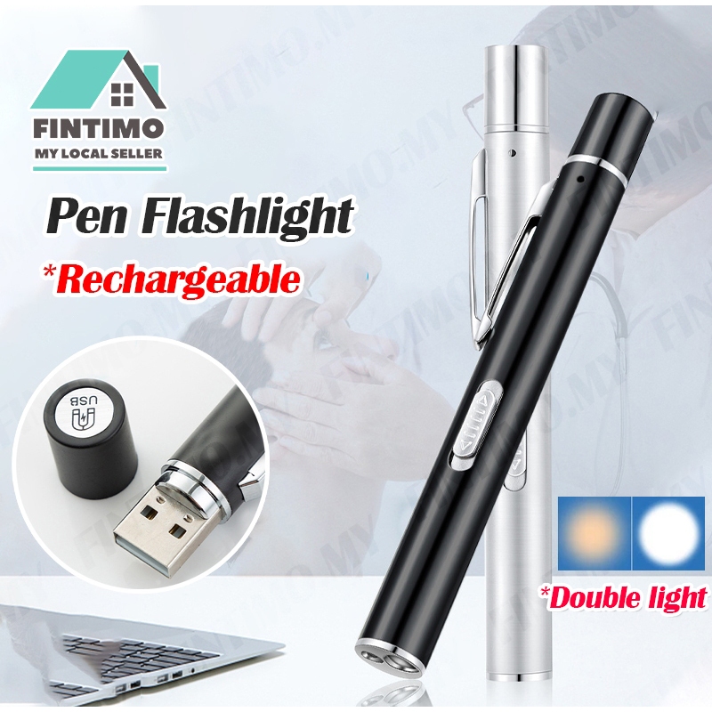 【MY】Medical Mini Torch Pen Light Nurse First Aid LED Pen Lamp ...