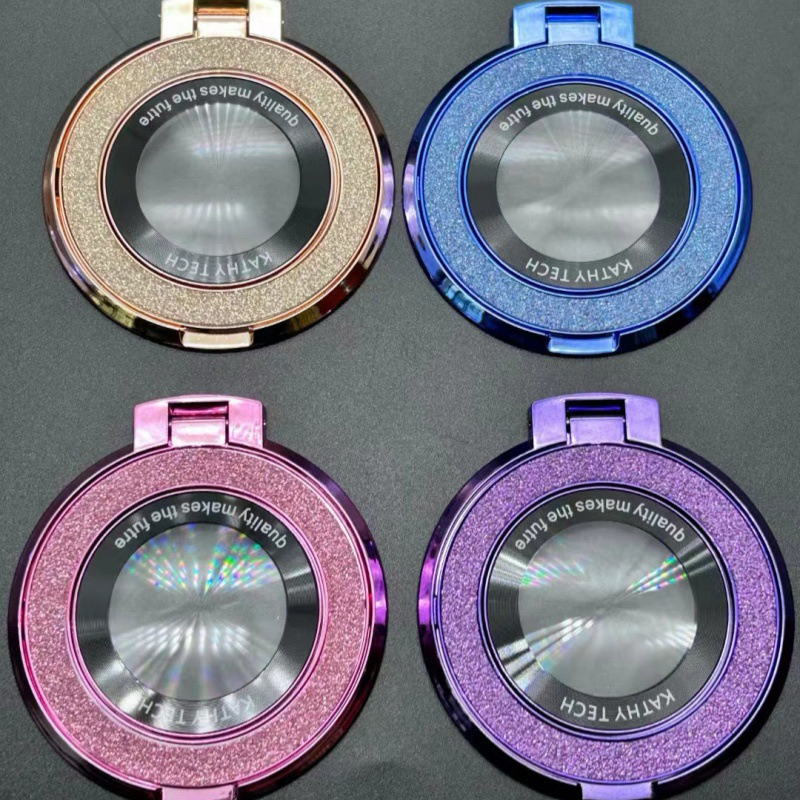 Glitter / CD Grain Magnetic Stand Holder Universal Bracket Phone Fold ...