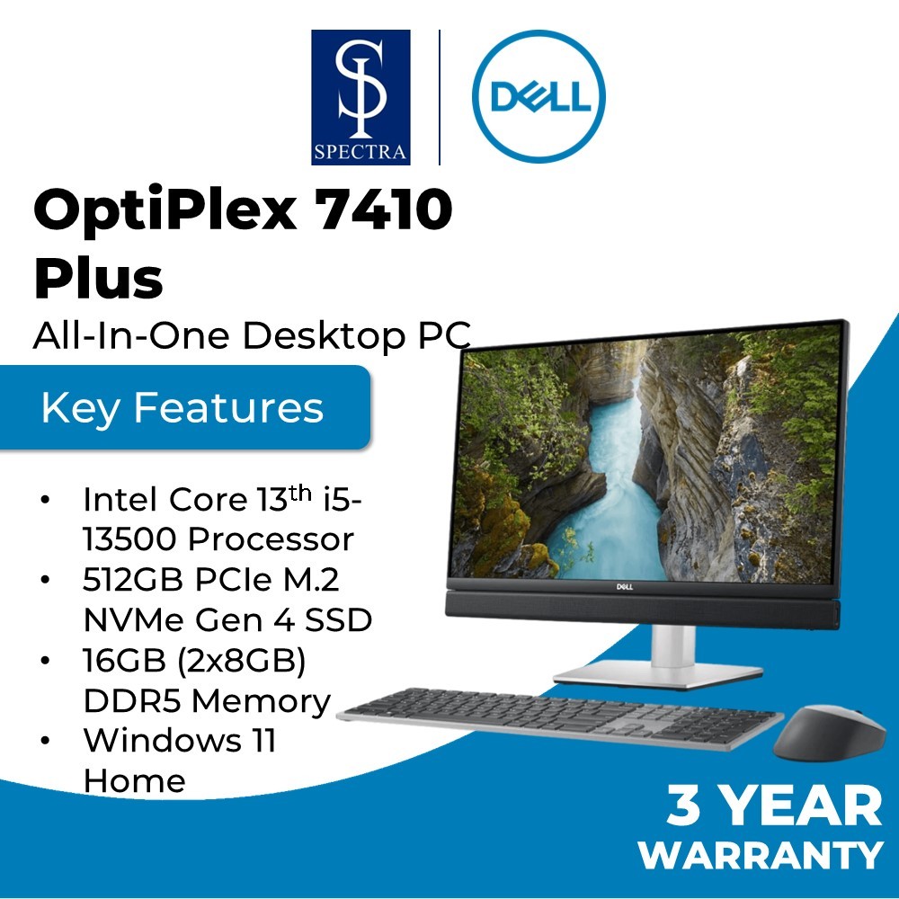 Dell OptiPlex 24 7410 Plus All-in-One Desktop PC (23.8-inch | Intel ...
