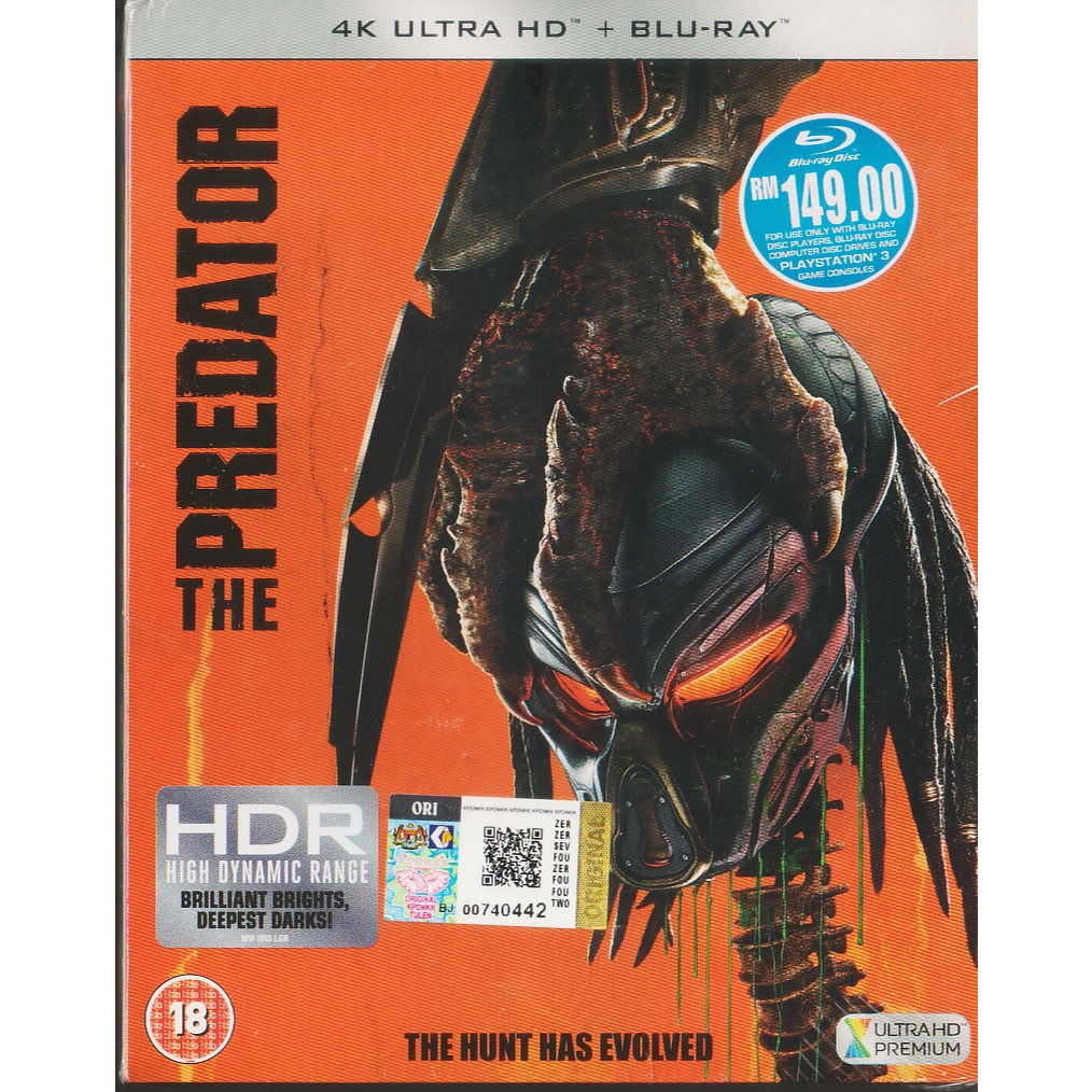 4K BLURAY : THE PREDATOR ( ORIGINAL 4K + NORMAL BLURAY ) | Shopee Malaysia