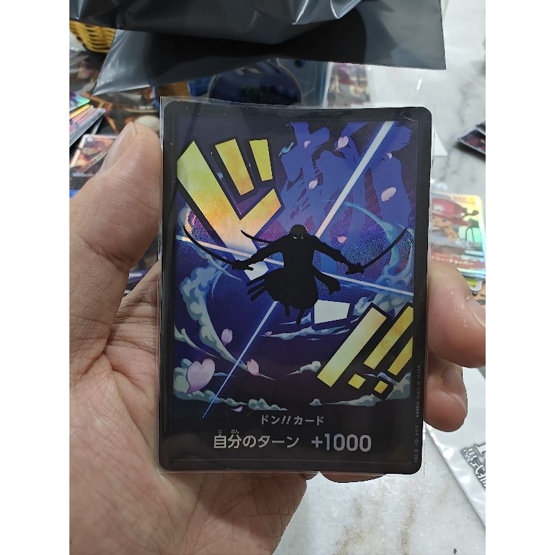 One Piece OPTCG PRB Foil Don Zoro | Shopee Malaysia