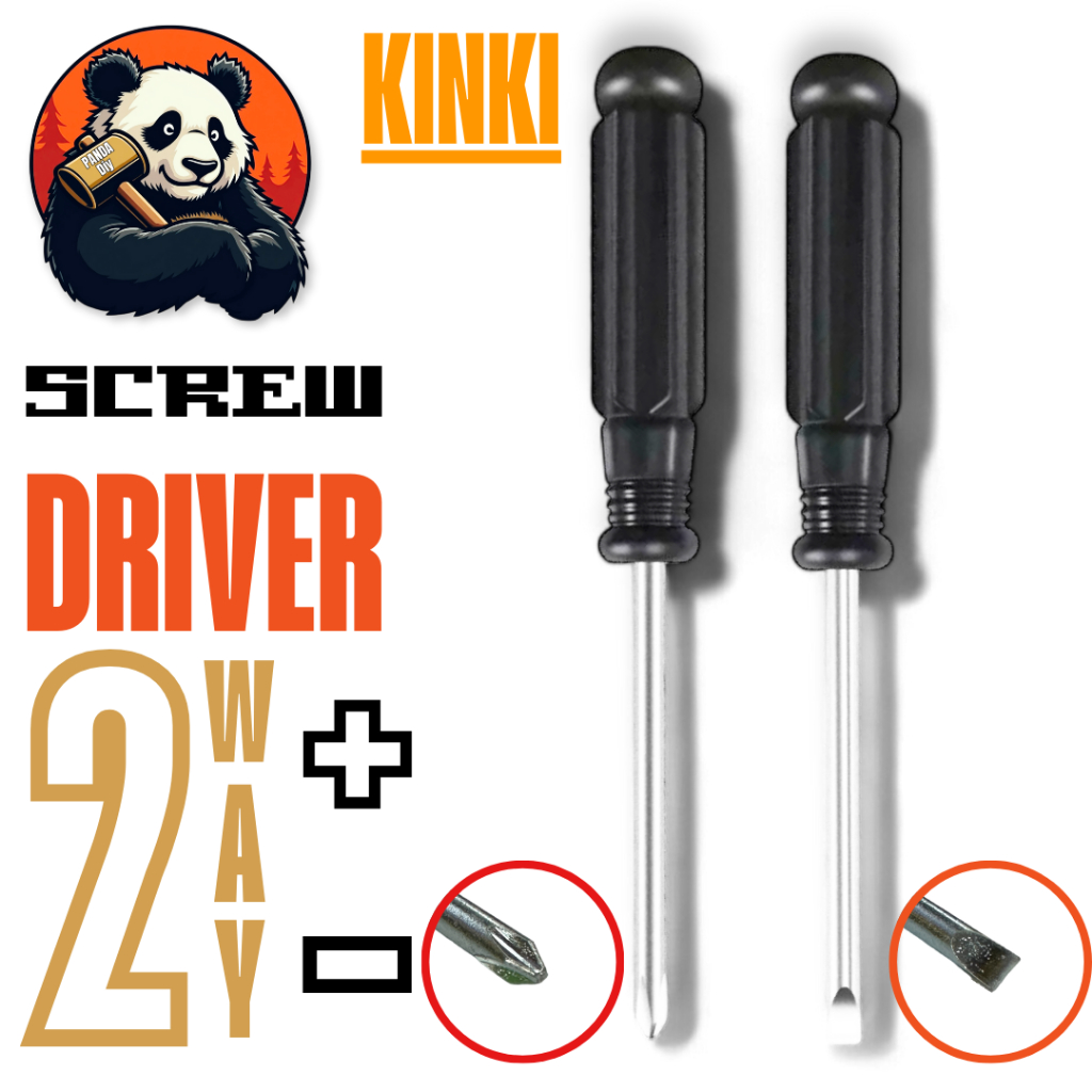 🐼 100% [ORIGINAL] (+/-) KINKI 2 Two Way Screwdriver Crosshead ...