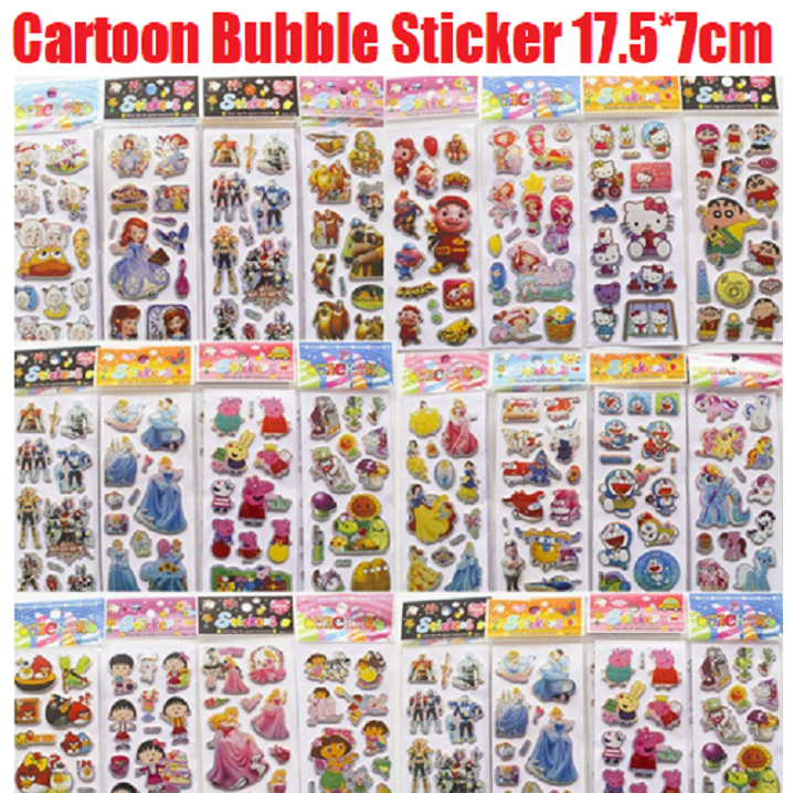 [Buy5 Free1] Cartoon Bubble Stickers Sticker Stationery Kids Birthday ...