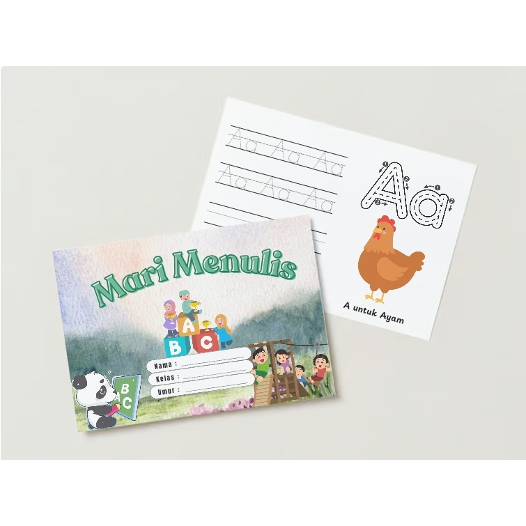 Mari Menulis ABC, Produk Digital, Versi Haiwan, Pembelajaran Menarik ...