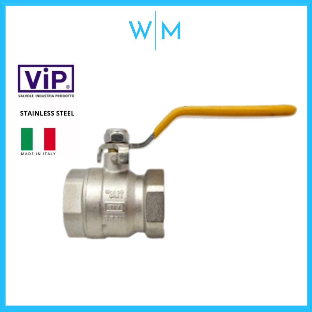 VIP Brass Full Bore Ball Valve with Steel Handle 343FF | Shopee Malaysia