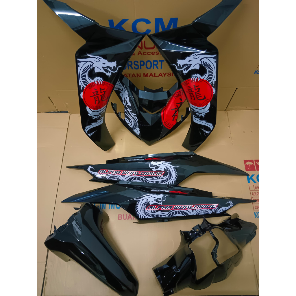 COVER SET HONDA WAVE ALPHA 110 V1 V2-V4 V5 CUSTOM DRAGON | Shopee Malaysia
