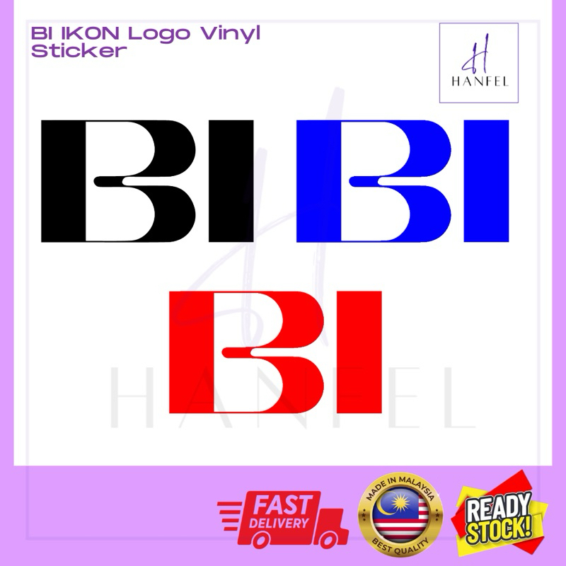 BI IKON logo vinyl sticker ( Die-cut) | Shopee Malaysia