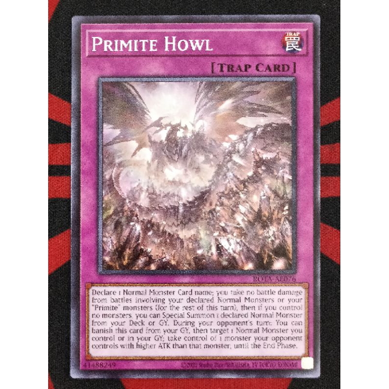 YUGIOH KONAMI ROTA-AE076 Primite Howl (Common) | Shopee Malaysia