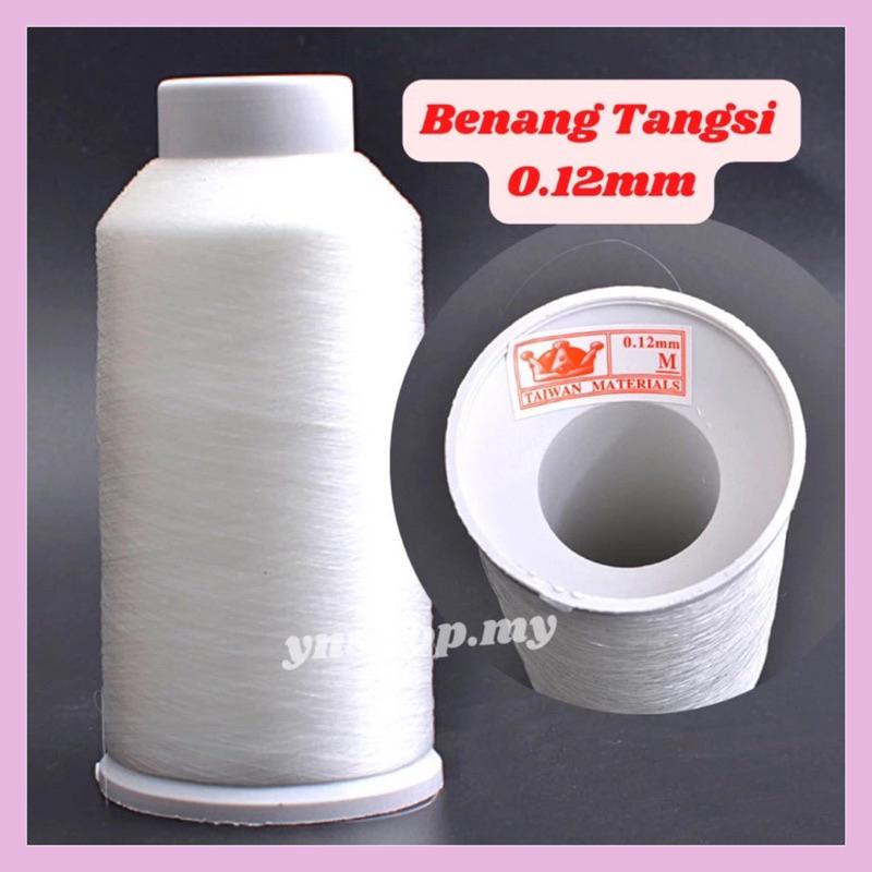 [0.12mm]Transparent Nylon Thread/ benang tangsi jahit lace/ benang ...