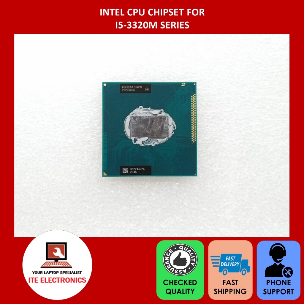 SR0MX INTEL CORE i5-3320M I5-3RD PROCESSOR CPU BGA CHIPSET | Shopee ...