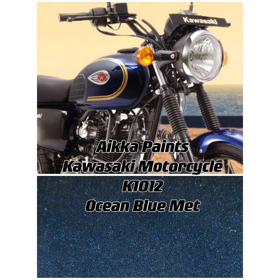 AIKKA KAWASAKI W175 K1012 / 9083 OCEAN BLUE / MOTORCYCLE AUTOMOTIVE 2K ...