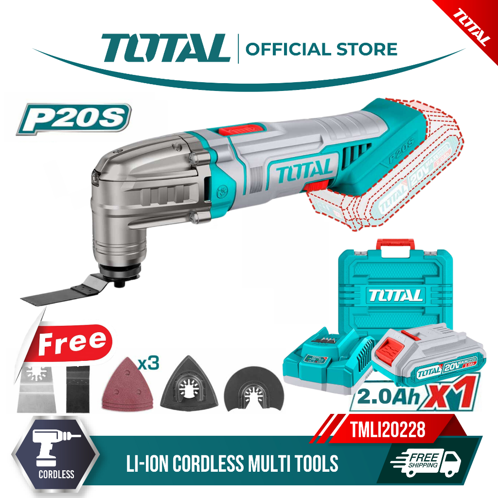 Total Li-Ion Cordless Multi-Tool (20V) TMLI20228 | Shopee Malaysia