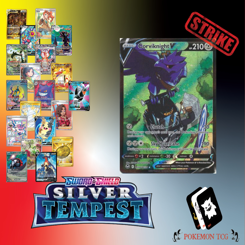 Corviknight V TG18/TG30 Silver Tempest PTCG | Shopee Malaysia