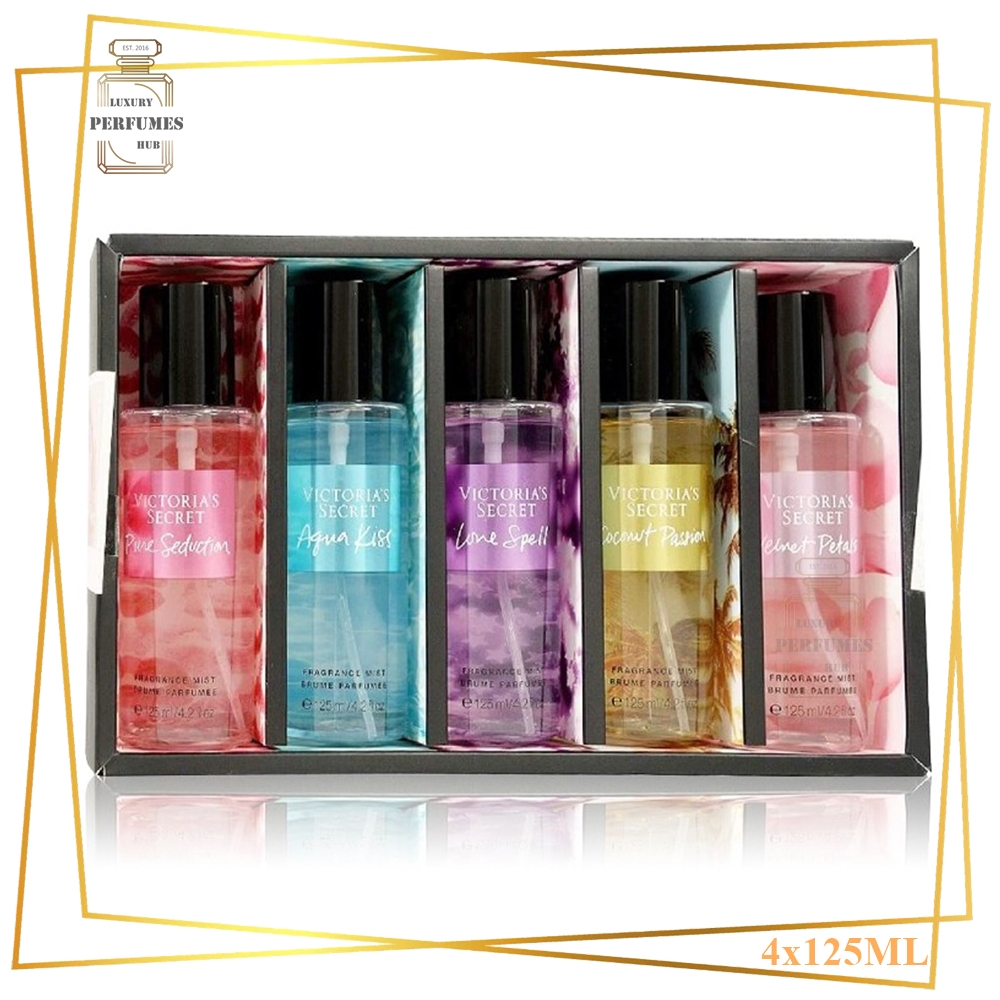 💯 5in1 Victorias Secret Limited Edition Body Mist Set 5x125ml | Shopee ...