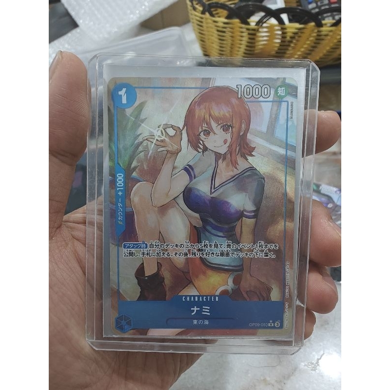 One Piece OPTCG OP09-050 Parallel R AA Nami | Shopee Malaysia